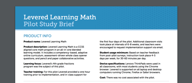 Read the latest from Levered Learning